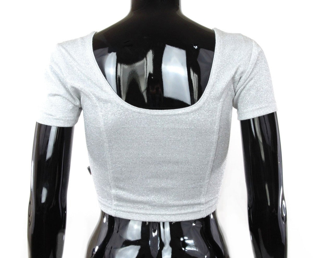 Silver Color Stretchable Blouse – Bollywood Wardrobe